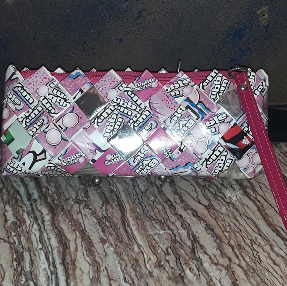 Nahui Ollin | Bags | Unique Little Pursemade With Gum Wrappers | Poshmark